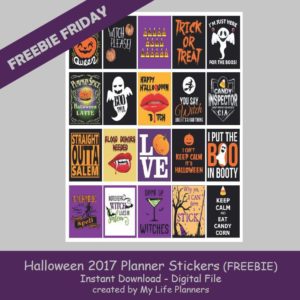 Freebie Friday - October 27, 2017