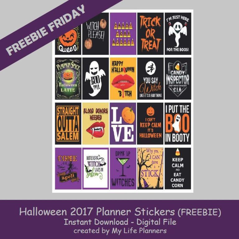 Freebie Friday - October 27, 2017