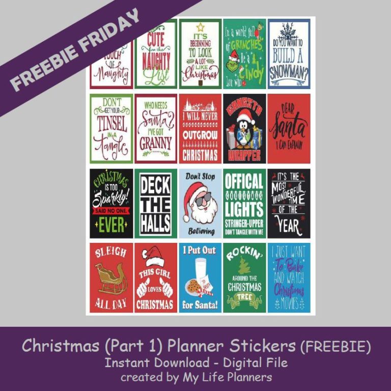 Freebie Friday - November 24, 2017