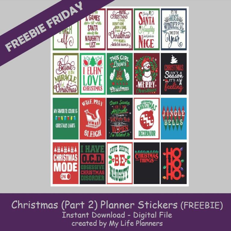 Freebie Friday - December 1, 2017