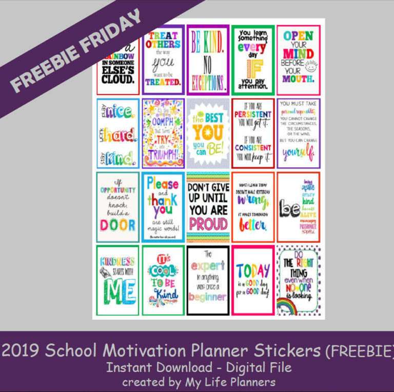 Freebie Friday - August 9, 2019